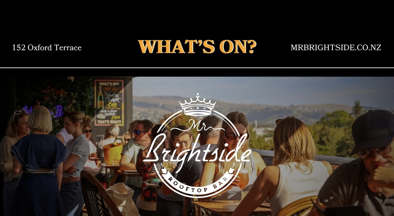 What’s On – Mr. Brightside Rooftop Bar